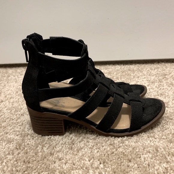 Justice | Shoes | Justice Gladiator Black Wedges | Poshmark